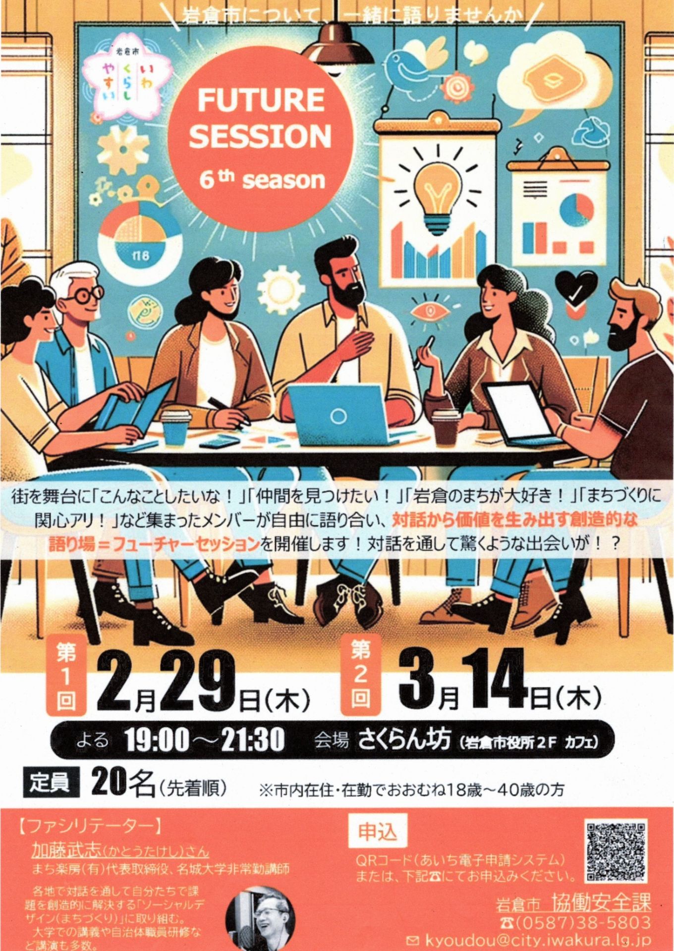 第2回 FUTURE SESSION 6th season :: 岩倉市市民活動支援センター